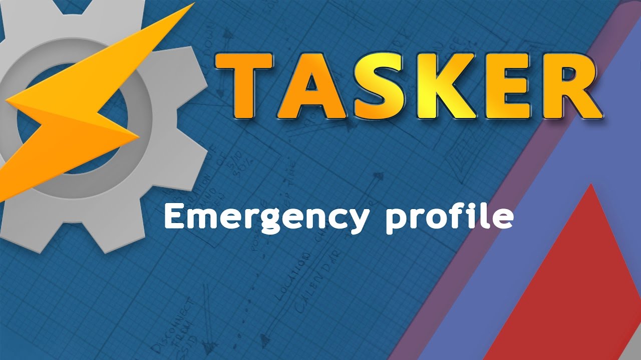 Tasker Emergency Profile - When out and about! - NotEnoughTech