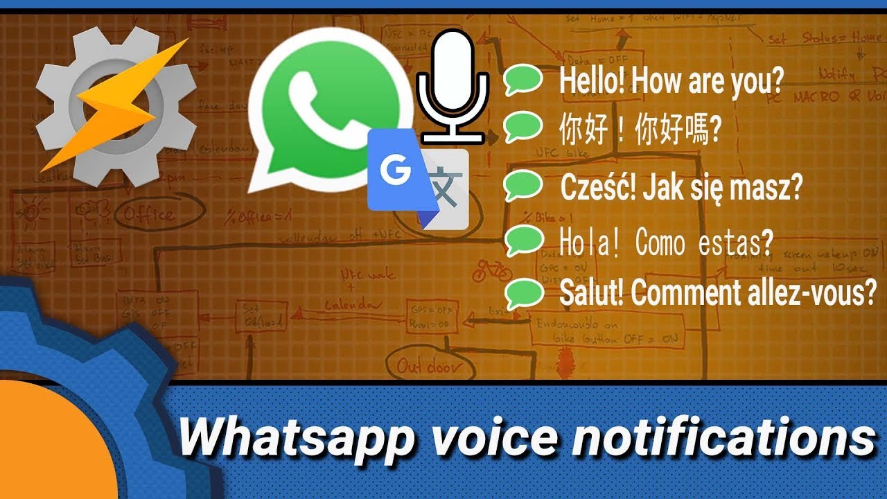 Get Whatsapp Voice Notifications And Translations In Native Languages With Tasker Notenoughtech
