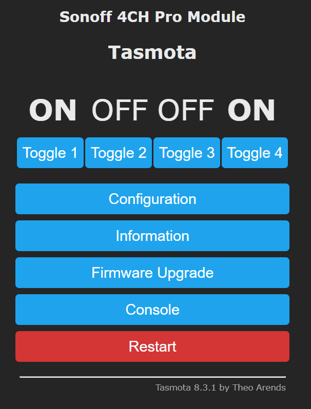 Flashing Tasmota on 4CH R3 & 4CHPRO R3 - NotEnoughTech