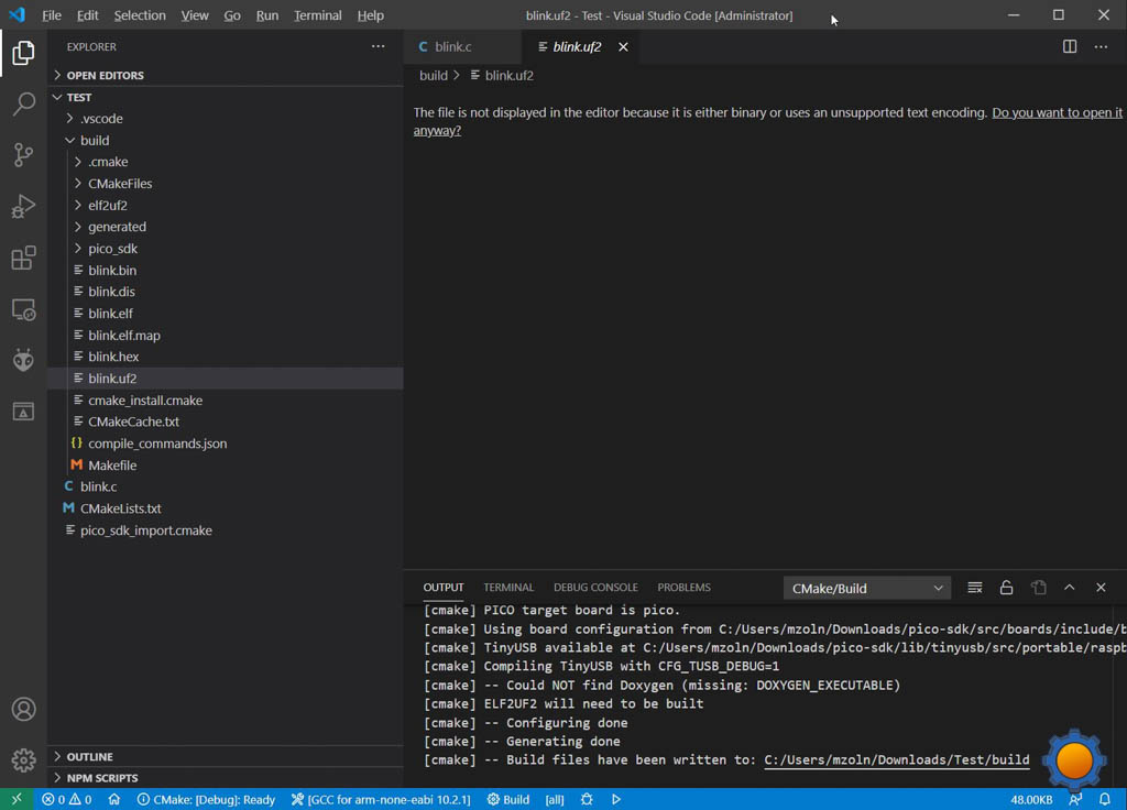 Cc And Micropython Sdk For Raspberry Pi Pico On Windows Notenoughtech
