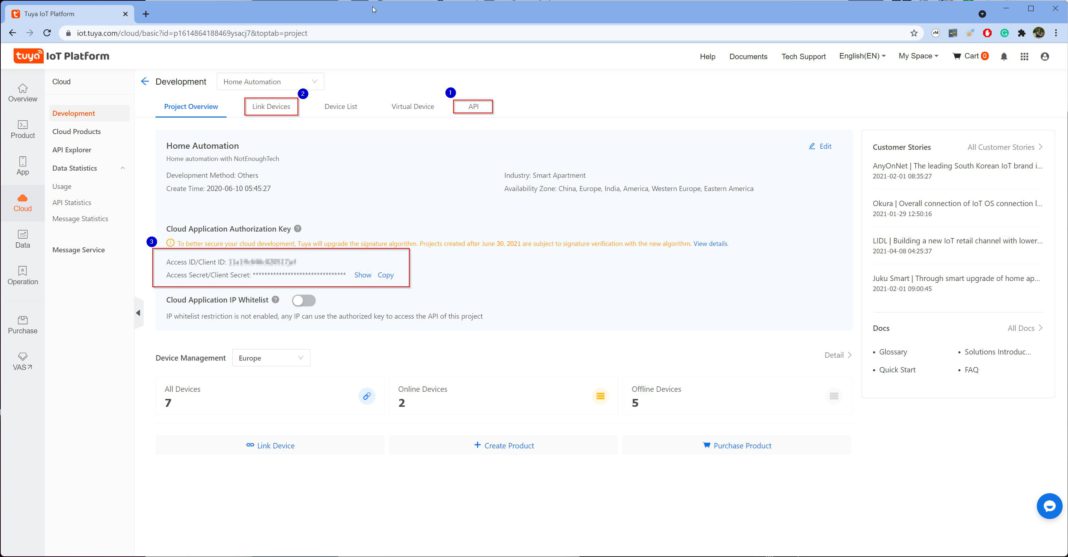 Tuya SDK for beginners: Intro to Tuya Cloud API - NotEnoughTech