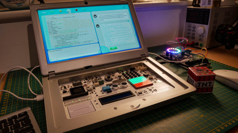 CrowPi 2 - Raspberry Pi 4 powered STEM laptop - NotEnoughTech