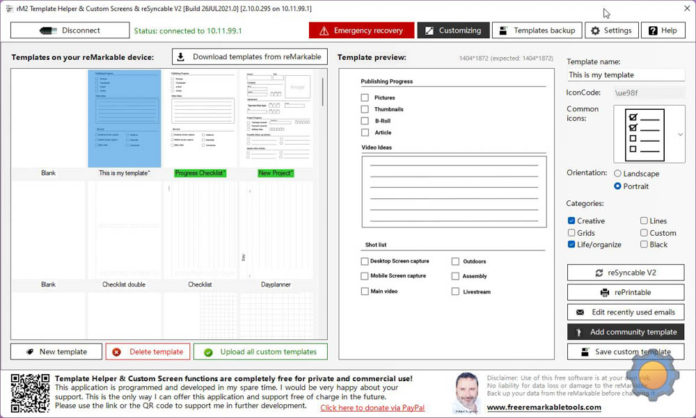 Making reMarkable2 custom templates & boot screens - NotEnoughTech