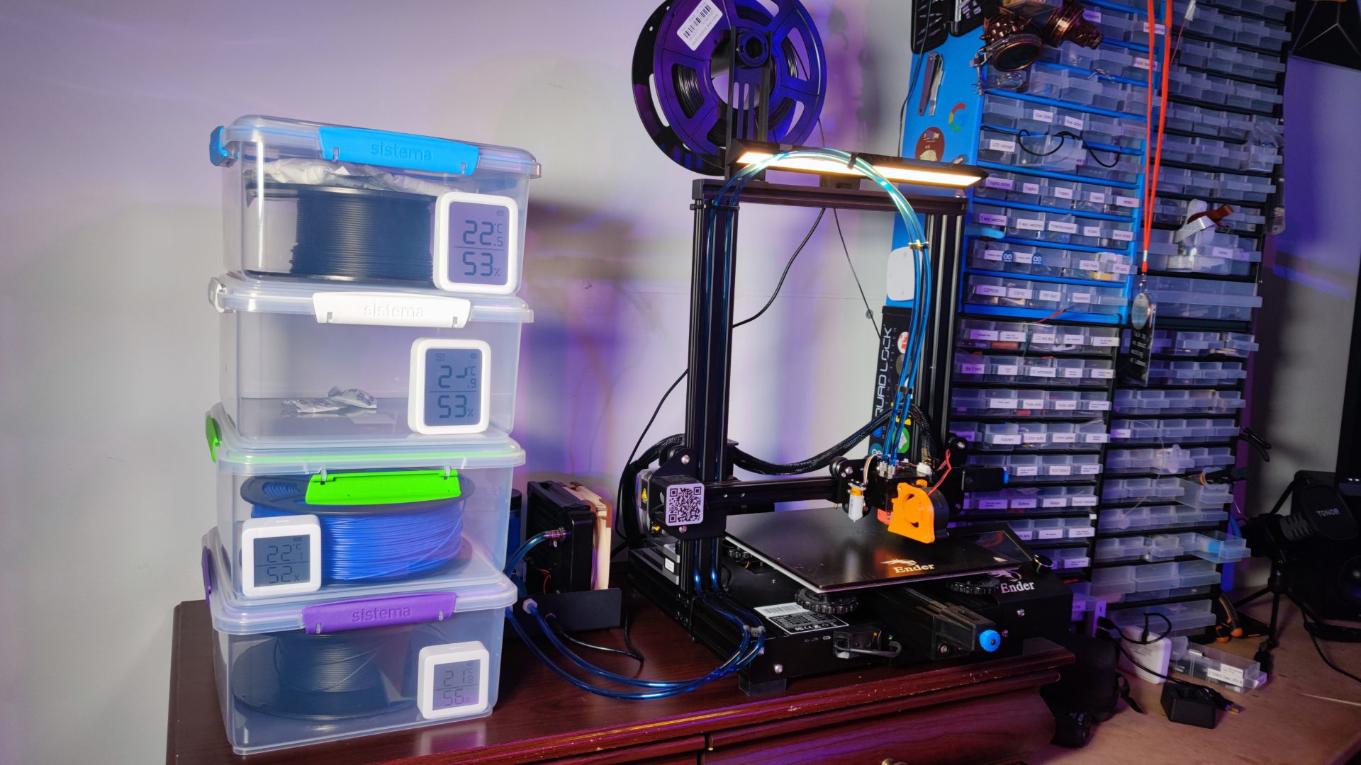 Best smart filament storage system - NotEnoughTech