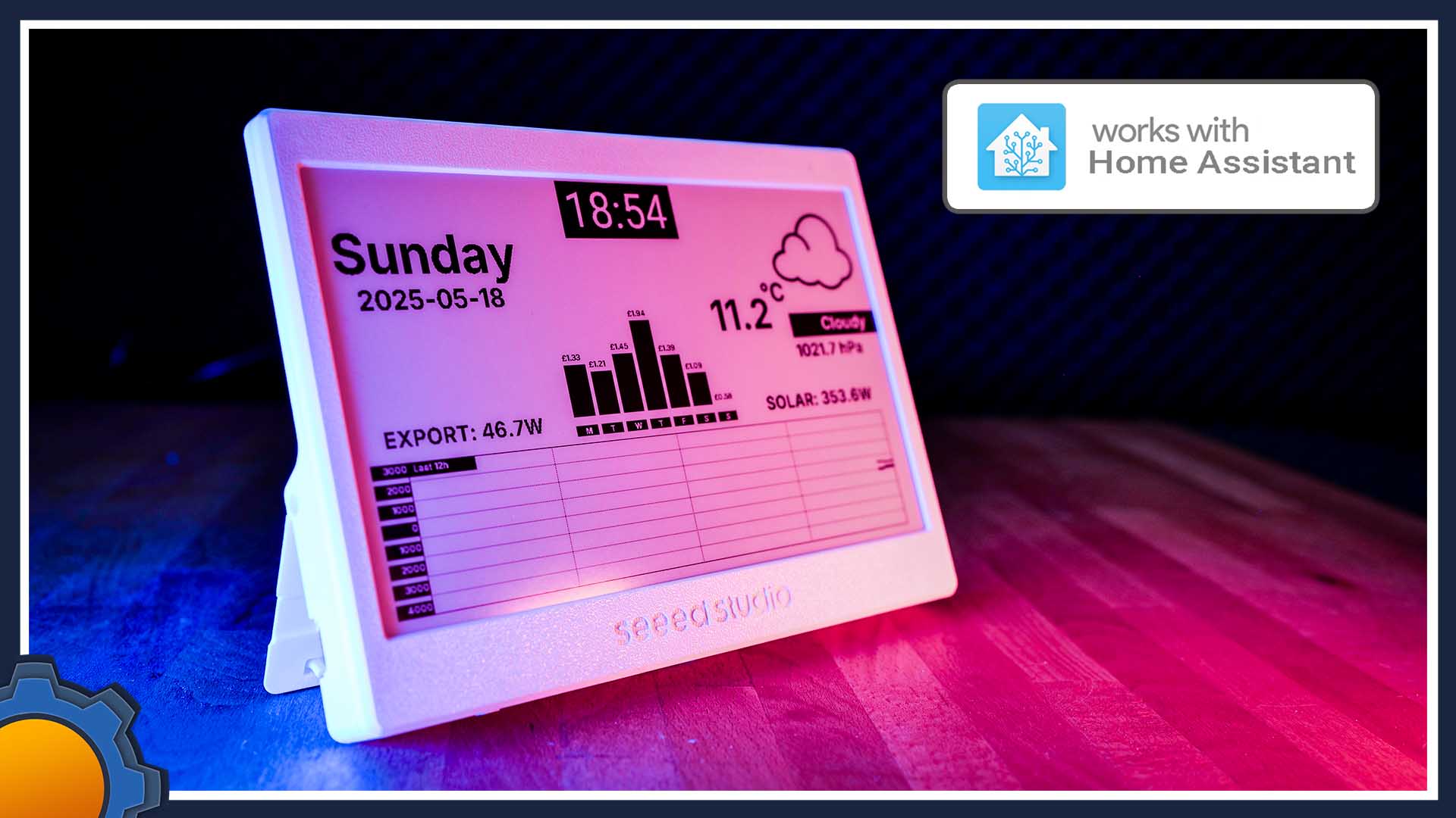 Smart ePaper display for Home Assistant - NotEnoughTech